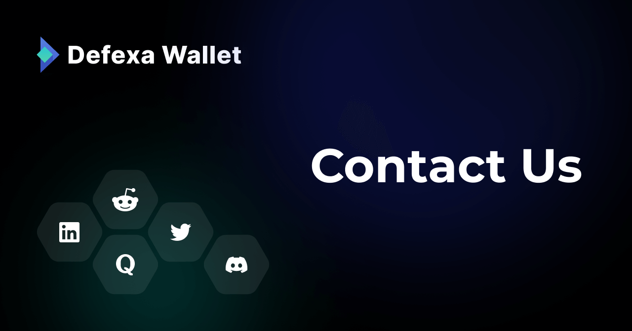 Contact information - Defexa Wallet